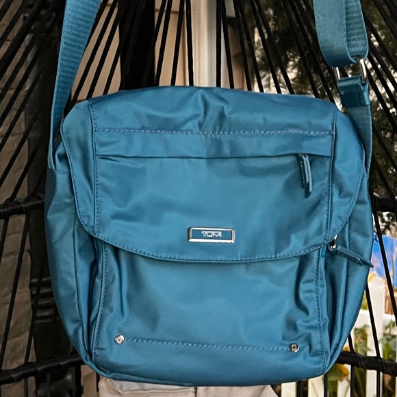 Tumi | Bags | Tumi New Crossbody Bag In Turquoise Color | Poshmark